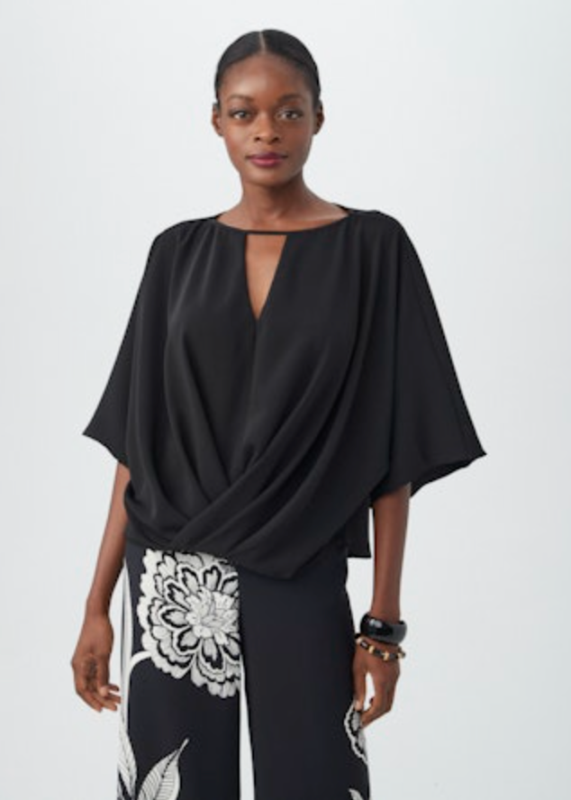 Trina Turk Laney Top in Black – Catherine Campbell