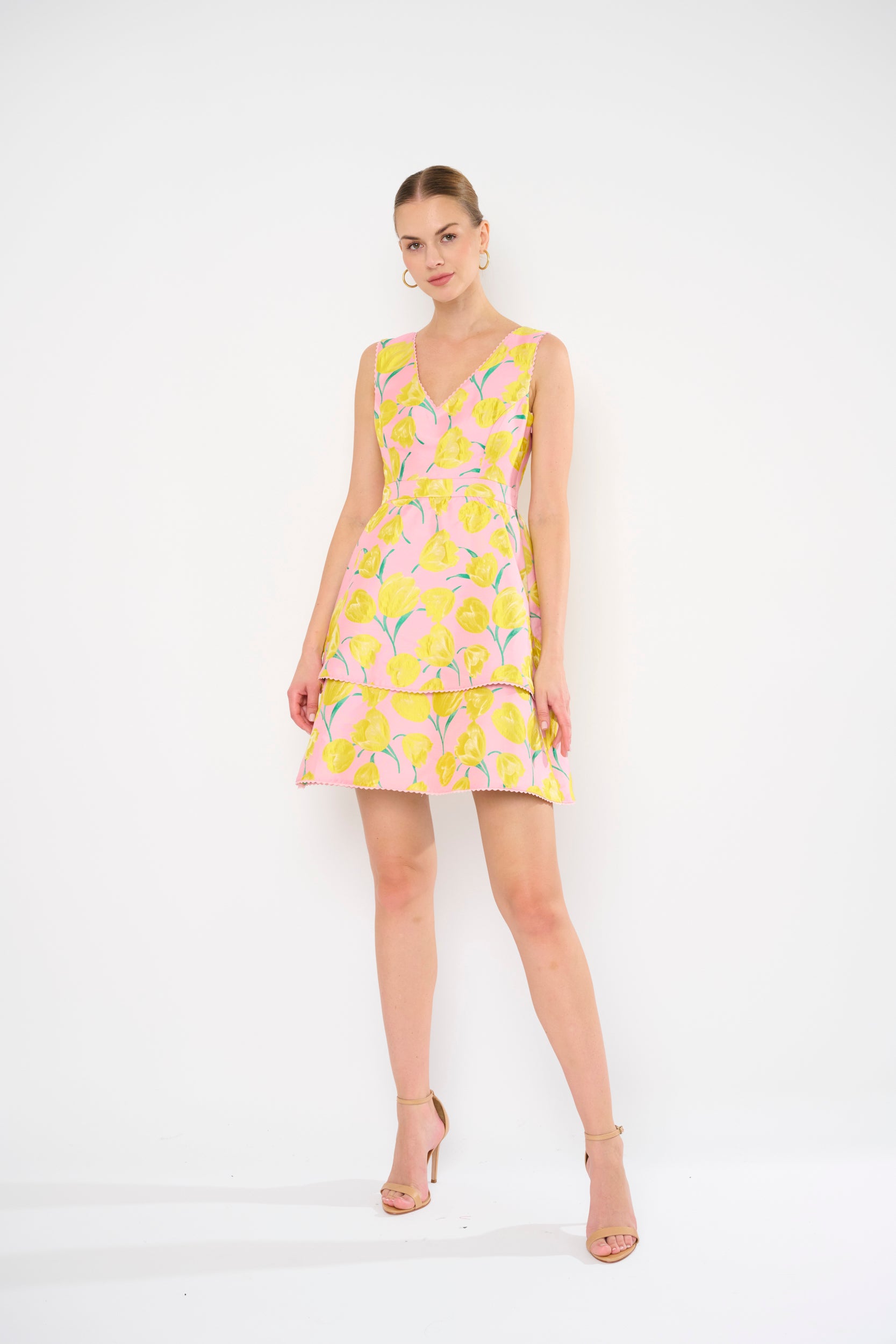 Terina Dress in Tulip Day by Flora Bea – Catherine Campbell